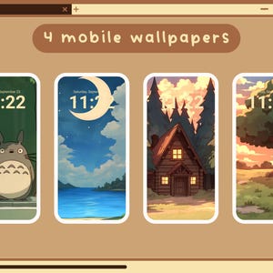 Cozy Studio Anime Desktop Set Wallpapers Icons Folder Pastel Cute ...