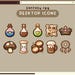 Fantasy Rpg Adventure Desktop Icons Kawaii Desktop Organizer Icons Set ...