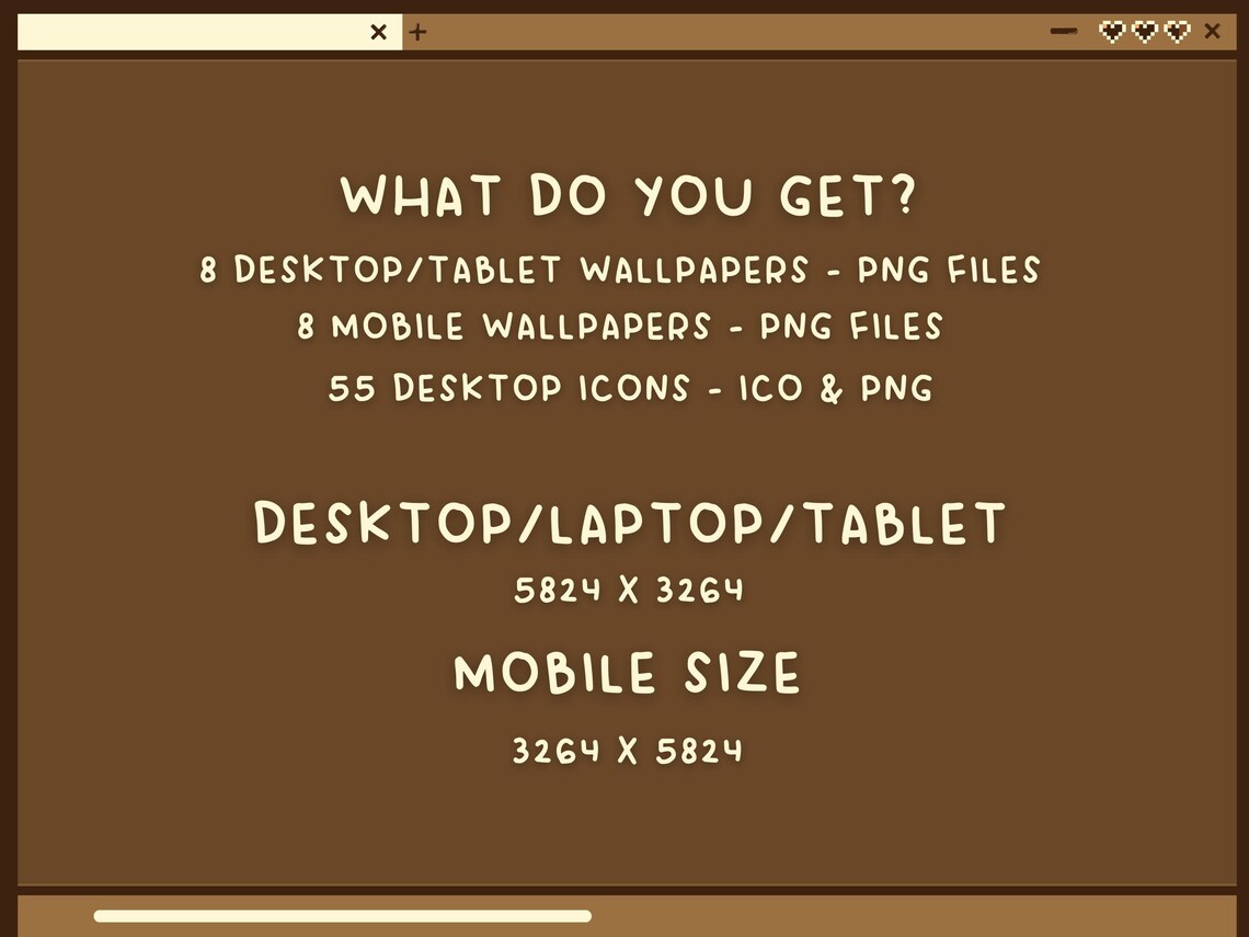 Snowy Cabin Desktop Set Wallpapers Icons Folders Brown Cute Desktop ...
