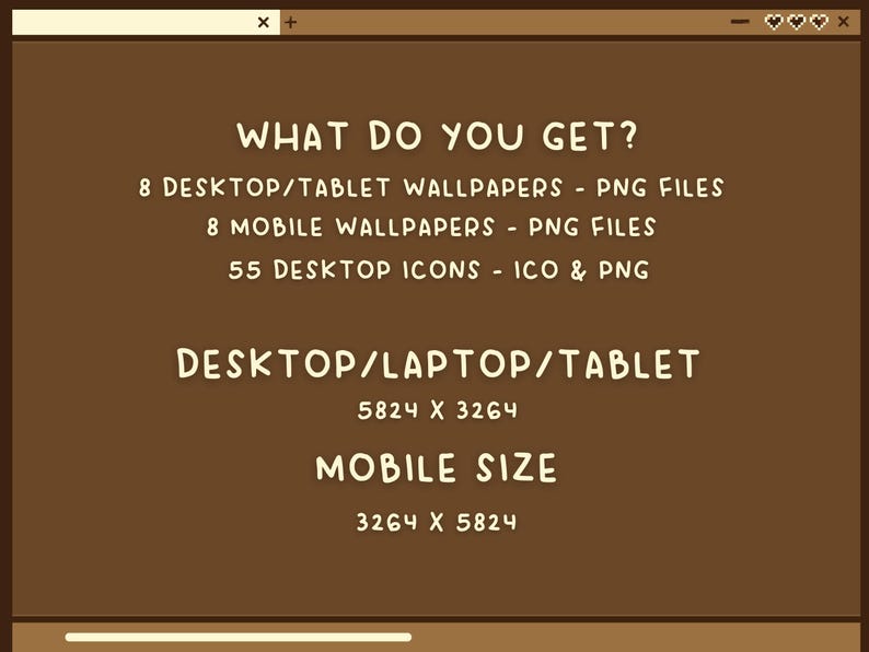 Snowy Cabin Desktop Set Wallpapers Icons Folders Brown Cute Desktop ...