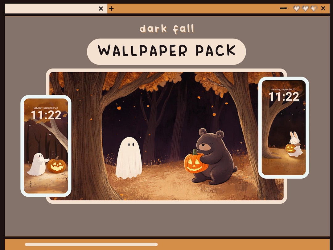 Dark Fall Wallpaper Dark Aesthetic Wallpapers Cute Ghost Desktop ...
