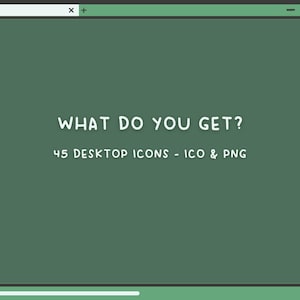 Kawaii Frog Desktop Icons Green Froggy Desktop Organizer Icon Set ...