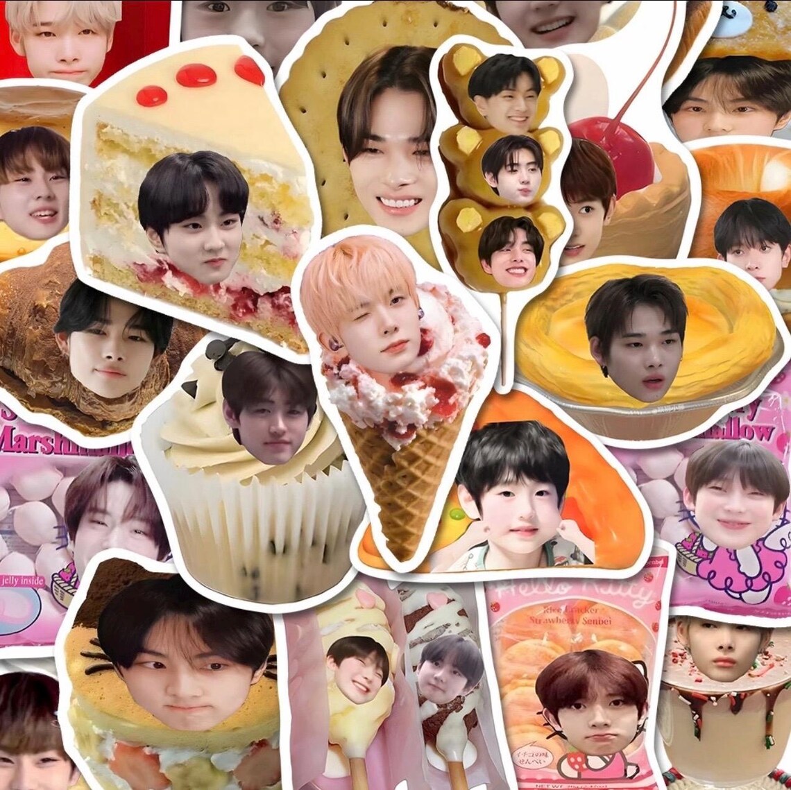 Cute ENHYPEN Food Random Mailing Sticks, Kpop Stickers, Cool, Cute ...
