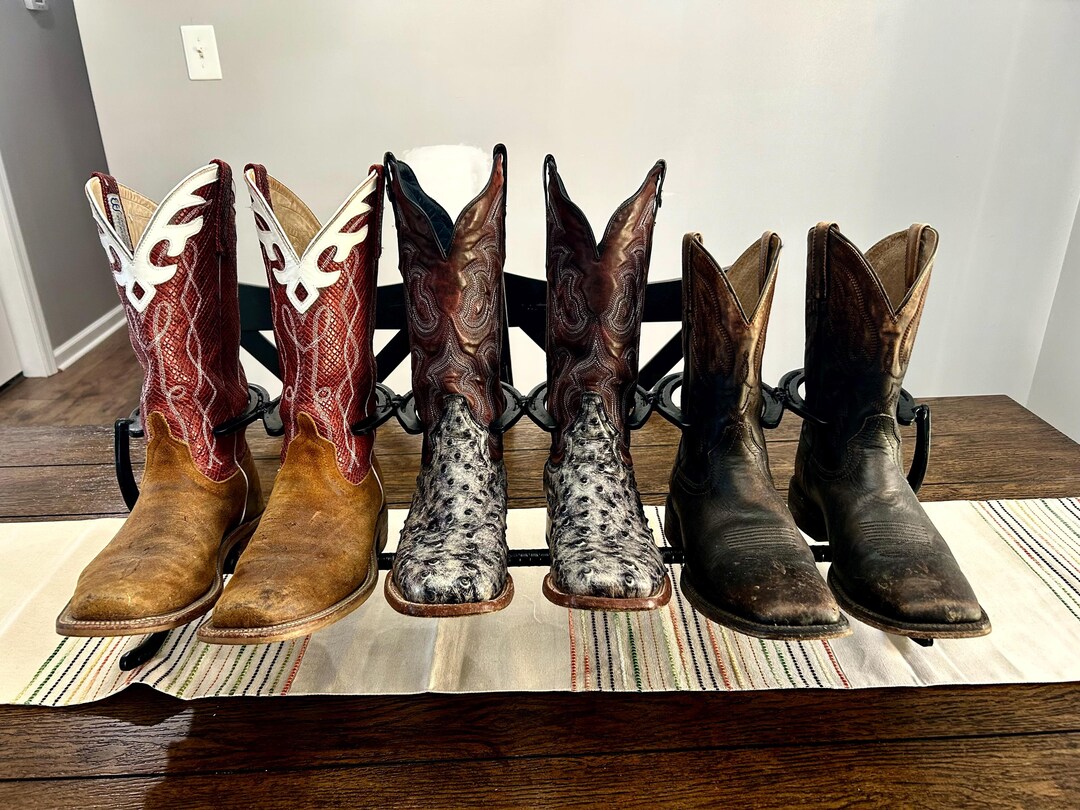 Boot Rack, Horse Shoe Boot Rack - Etsy