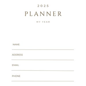 2025 Planner - Etsy