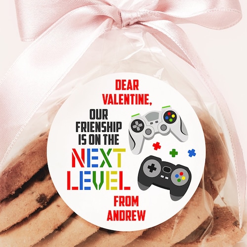 Custom Happy Valentine's Day Stickers Personalized - Etsy