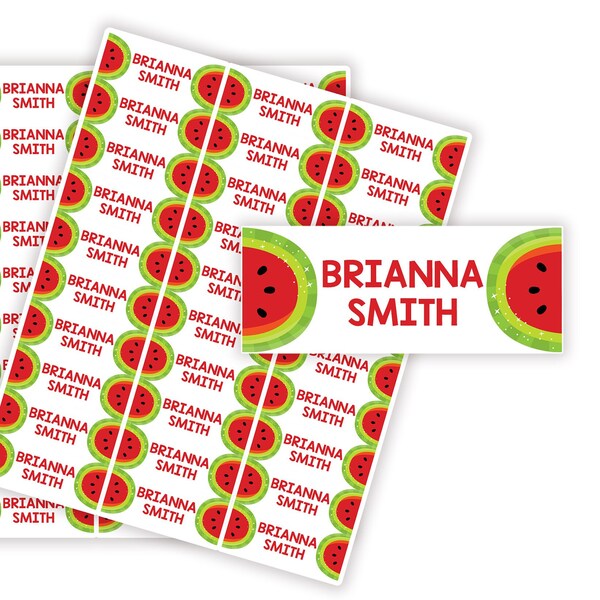 Watermelon Label - Etsy