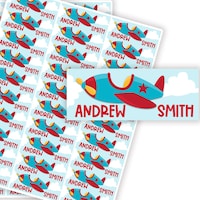 Airplane Desk Name Tags | Editable and Printable - Etsy