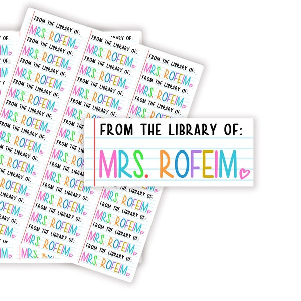 This Book Belongs to Template - Etsy