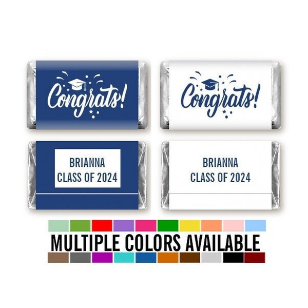 Graduation Candy Labels - Etsy