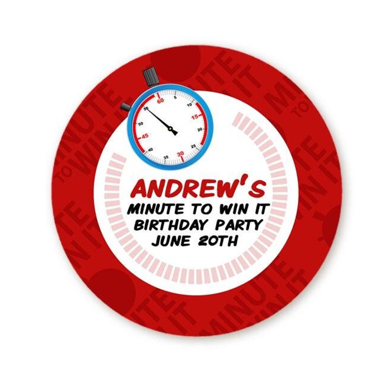 Minute to Win It - Etsy