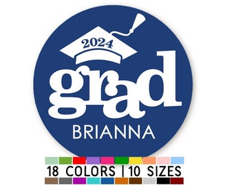 2022 Graduation Sticker, Thank You Graduation Stickers, Favor Sticker ...