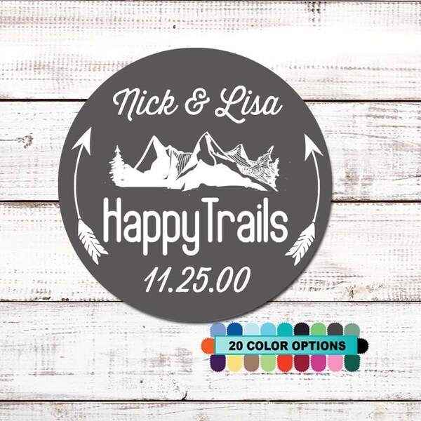 Happy Trails Sticker - Etsy