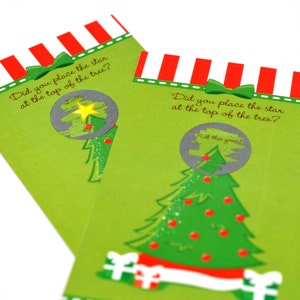 Christmas Tree - Christmas Scratch off Game Pack - Holiday / Christmas ...