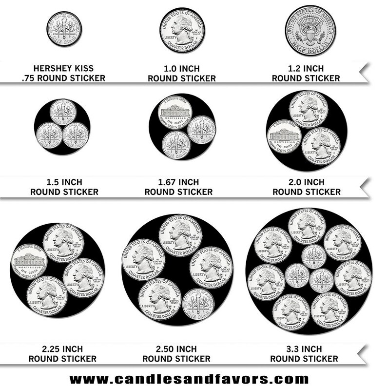 Neon Party Personalized Round Birthday Party Sticker Labels - Etsy