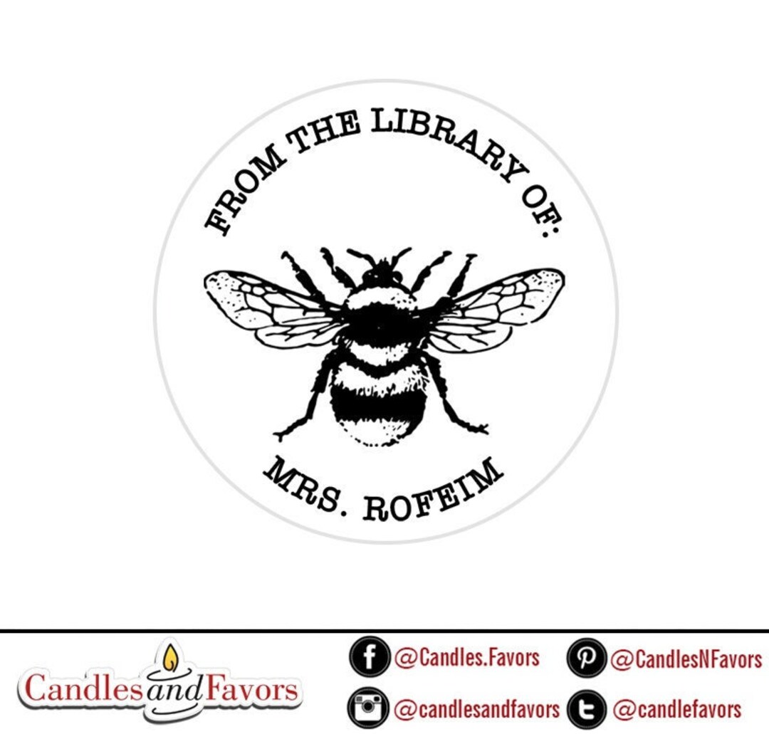 Teacher Book Labels | This Book Belongs to Stickers | Personalized Book ...