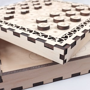 Personalized Checker Board Lovers Checkers Valentine's Day Game Couples ...