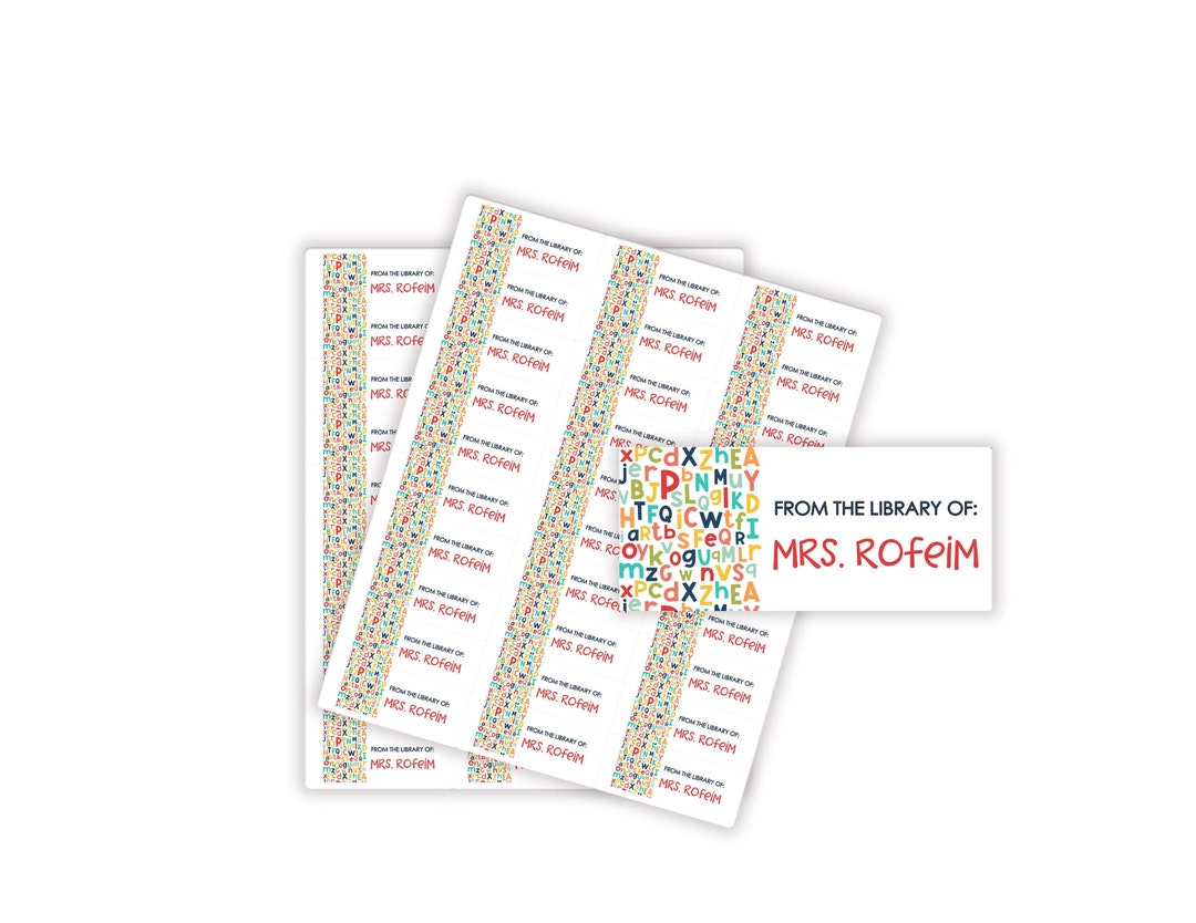 This Belongs to Teacher Stickers, Teacher Book Labels ,teacher Supplies ...