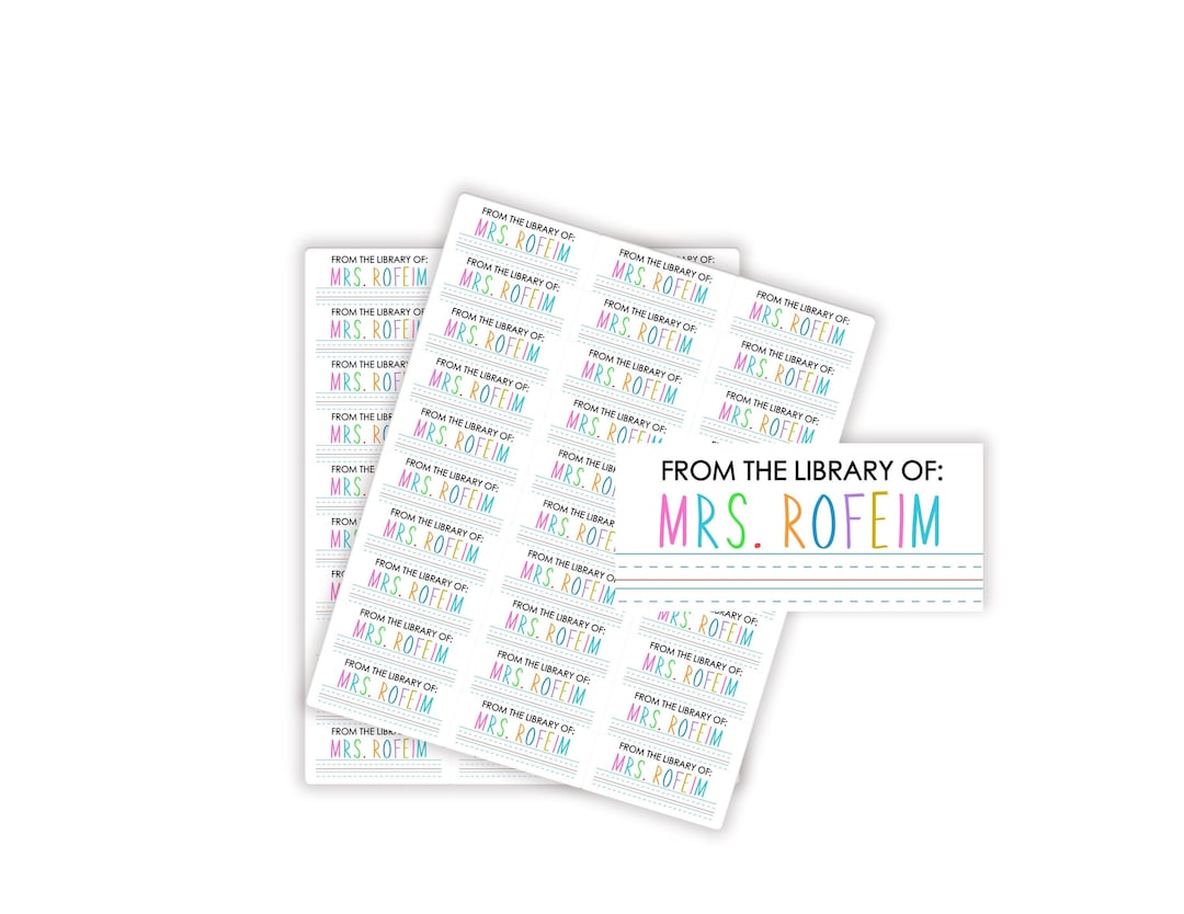 This Belongs to Teacher Stickers, Teacher Book Labels ,teacher Supplies ...