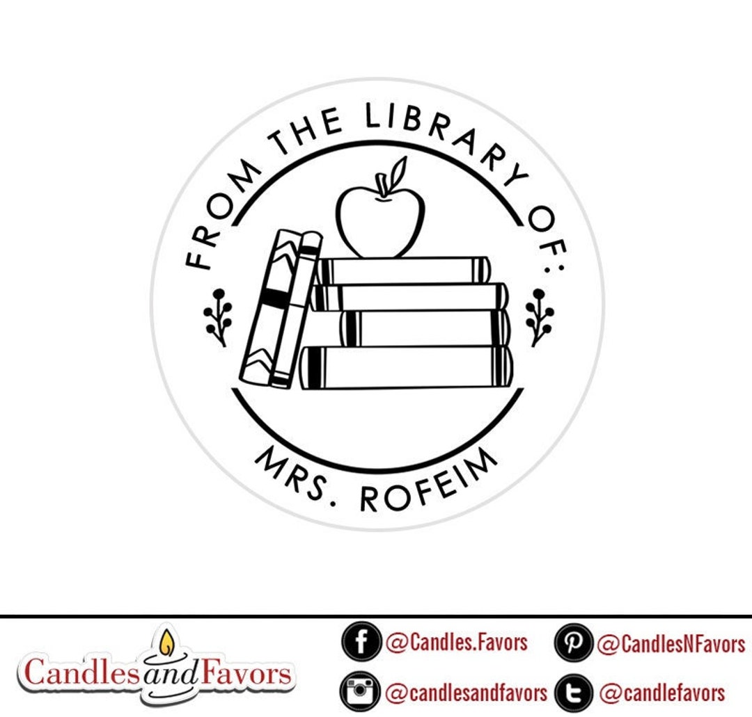 Teacher Book Labels | This Book Belongs to Stickers | Personalized Book ...