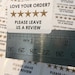 Review Stickers - Please Leave a Review - Etsy Review - Review Request ...