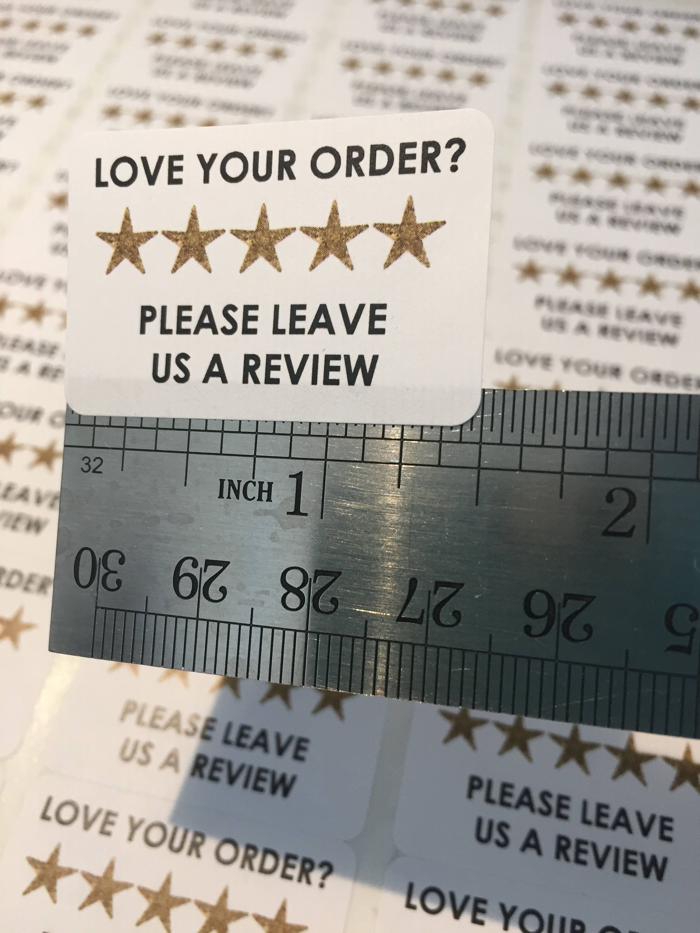 Review Stickers Please Leave a Review Etsy Review Review - Etsy