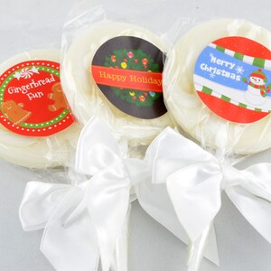 Christmas Wreath Personalized Round Christmas Sticker Labels - Etsy
