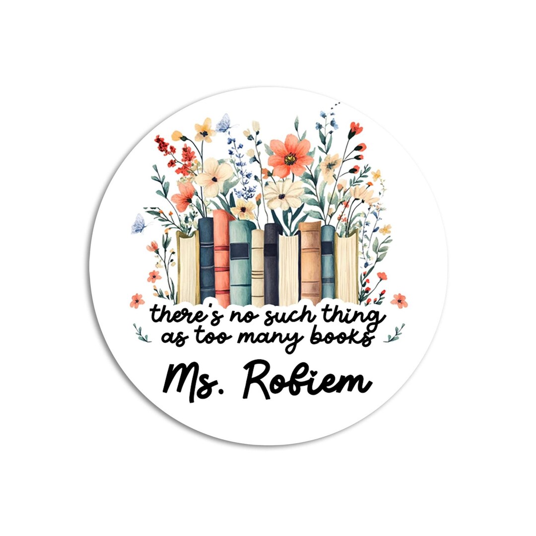 Teacher Book Labels | This Book Belongs to Stickers | Personalized Book ...