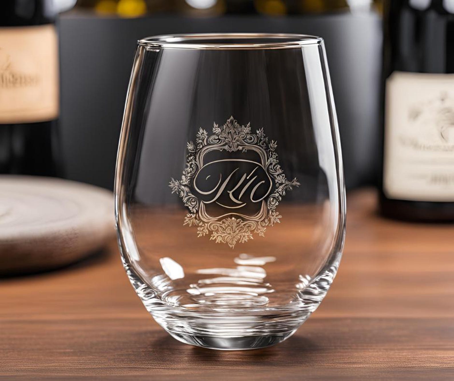 Personalized Wine Glass, Engraved Glass, Custom Gift, Newlyweds Gift ...
