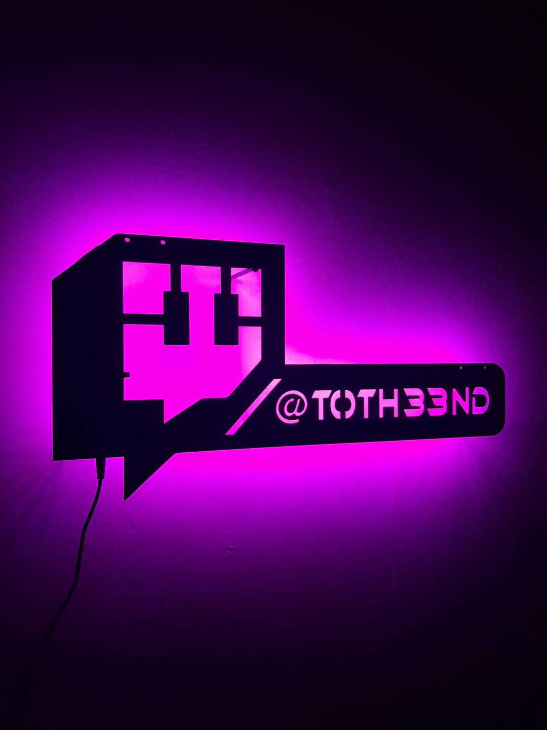 Twitch Streamer Backdrop Personalized Led Neon Game Room Wall Art ...