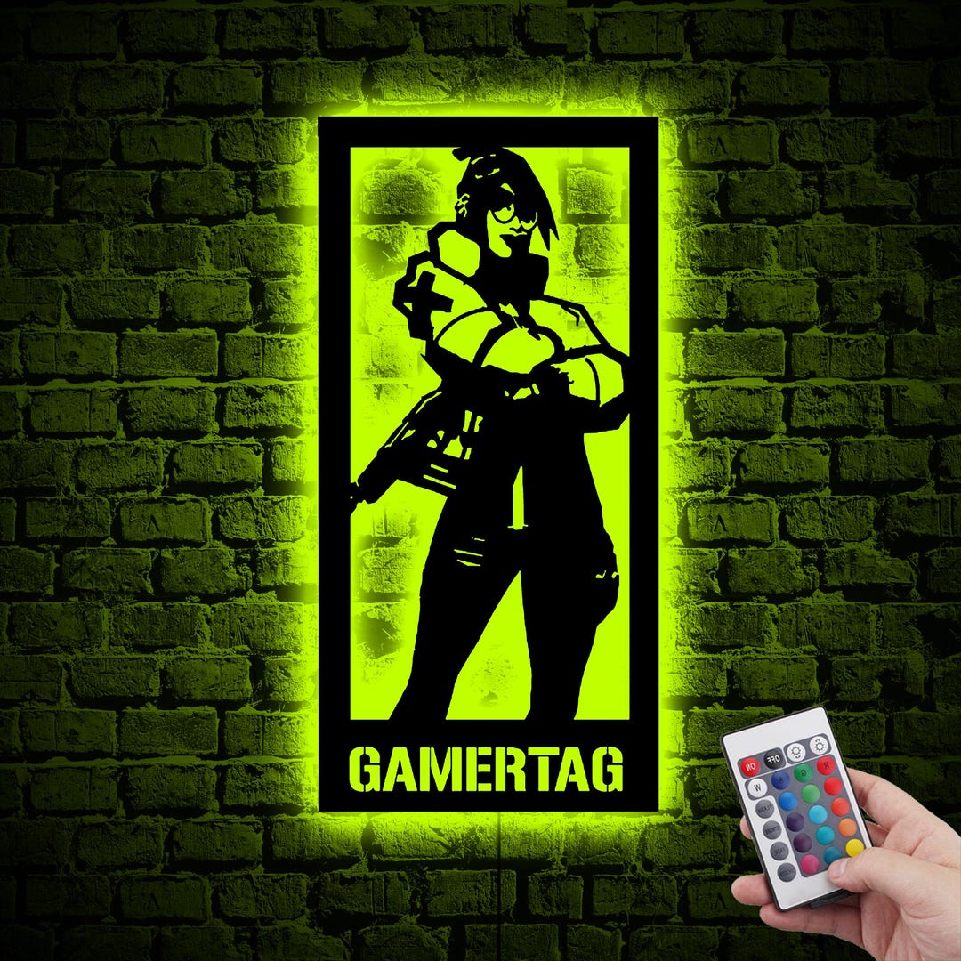 Valorant Killjoy Personalized Neon Led Wall Sign,valorant Valorant ...