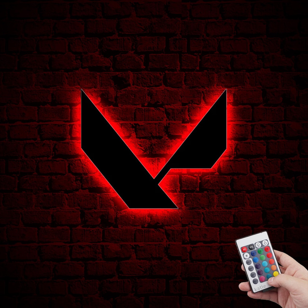 Valorant Personalized Neon Led Wall Sign,valorant Game Room Wall Art ...