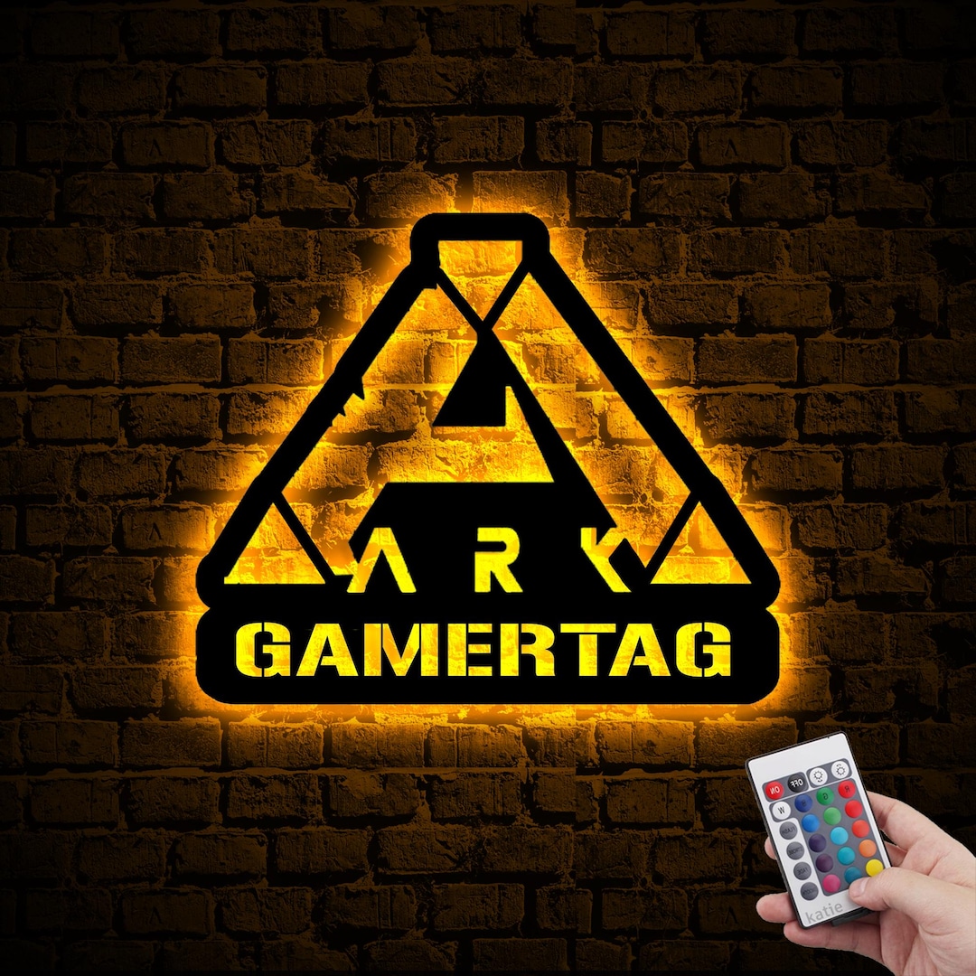 Ark Survival Evolved Personalized Neon Led Sign,custom Game Room Wall ...