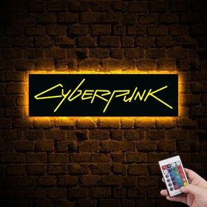 Cyberpunk 2077 Led Poster - Etsy