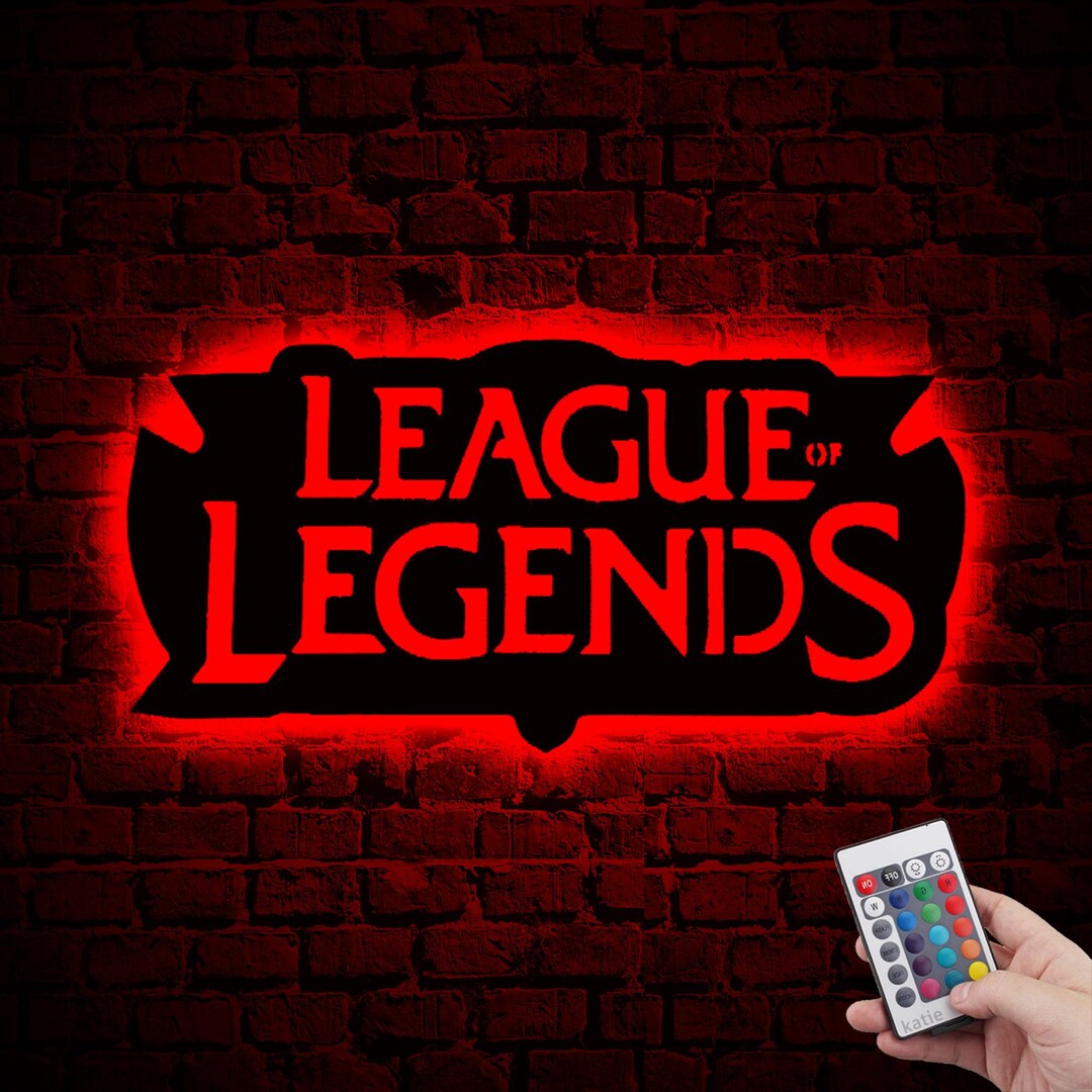 League of Legends Neon Led Wall Sign,lol Game Room Wall Art,gift for ...