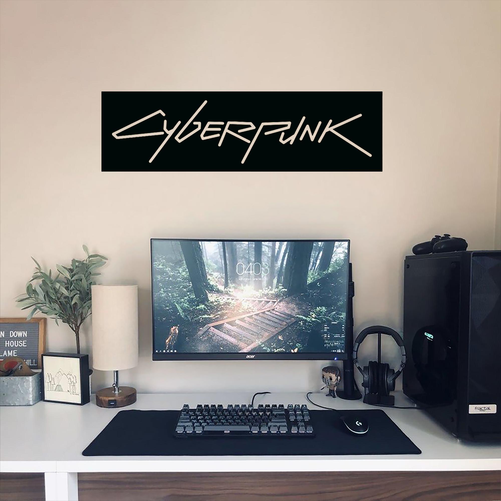 Cyberpunk Neon Led Wall Sign,cyberpunk 2077 Afterlife Game Room Wall ...
