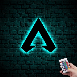 Apex Legends Logo RGB Neon Led Wall Sign,gaming Wall Decor,video Game ...