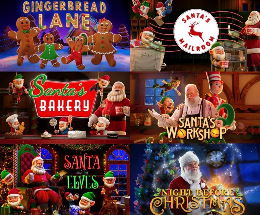 Pack Atmosfx Christmas Holiday Digital Decorations - Etsy