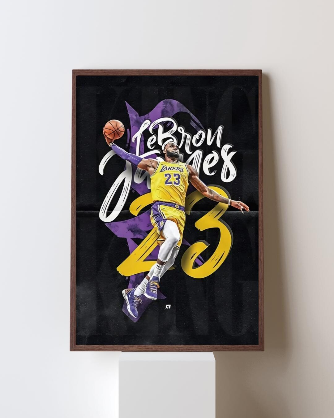 Lebron James Poster, LA Lakers Print, NBA Poster, Sports Poster, NBA ...