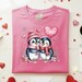 Valentine Penguin Couple PNG, Pink Coquette Sublimation Design for T ...