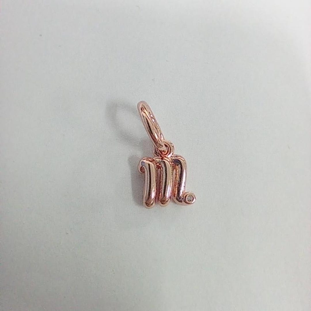 Pandora Moments Letter M Script Alphabet Kirjainkoru Hela - Etsy