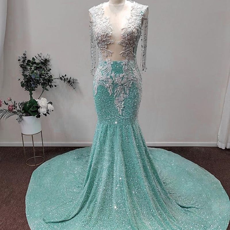 Rhinestone Dress - Etsy