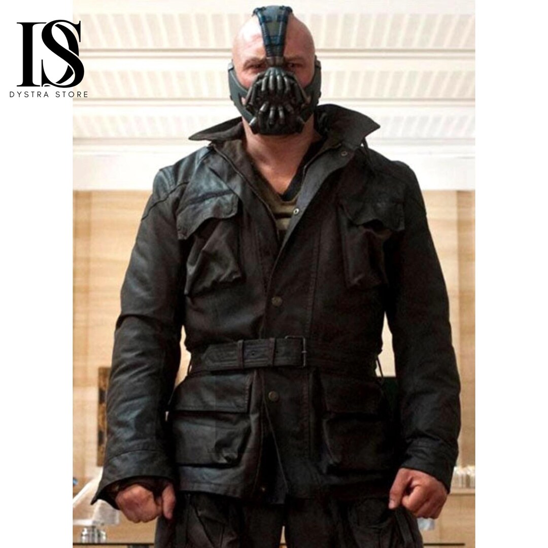 Tom Real Hardy Leather Jacket: the Dark Black Knight Rises Inspired ...
