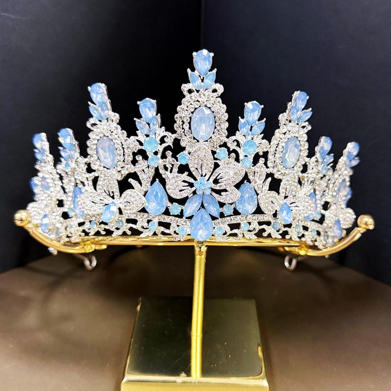 Blue Tiara - Etsy