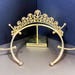 Tiny Princess Tiara Gold Handmade Clear Rhinestone Tiara Customize ...