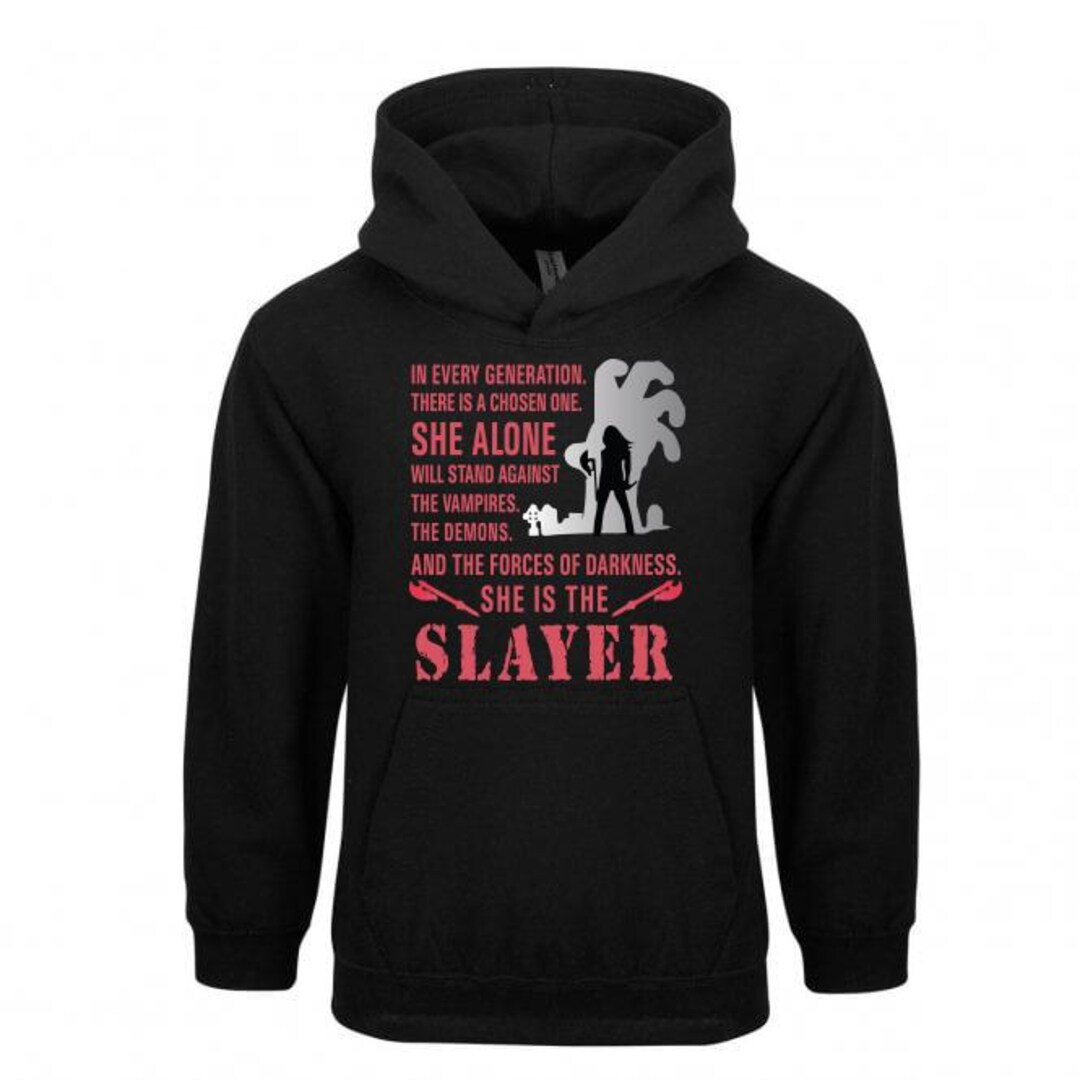 Buffy the Vampire Slayer She is the Slayer Kid's Hoodie, Unisex ...