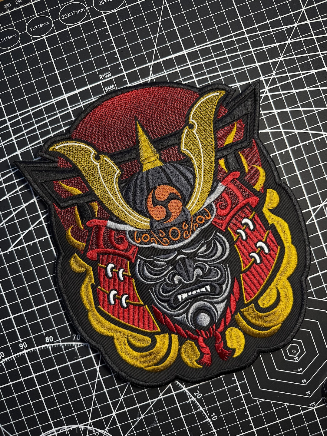 Japanese Ronin Warrior Embroidered Patch, Japanese Style, Back Patch, Battle Jacket Iron-on ...