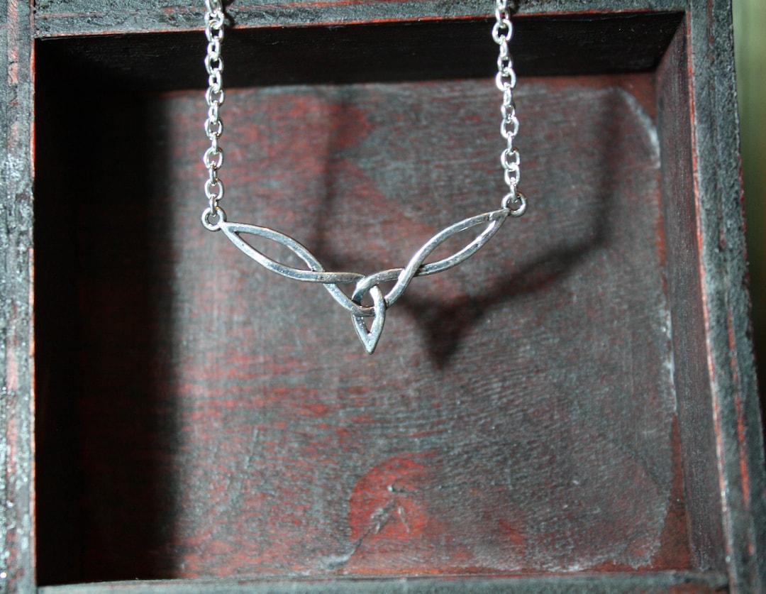 Silver Celtic Knot Choker, Celtic Necklace Jewellery, Bridesmaid Gift ...