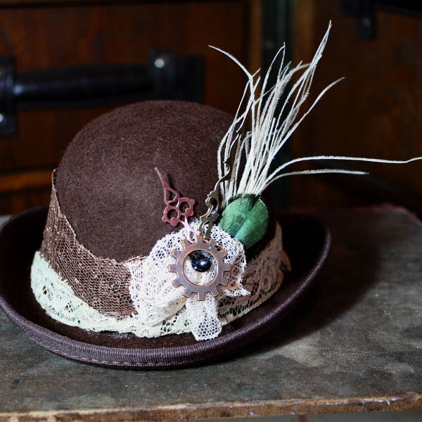 Mini Bowler Hat - Etsy UK