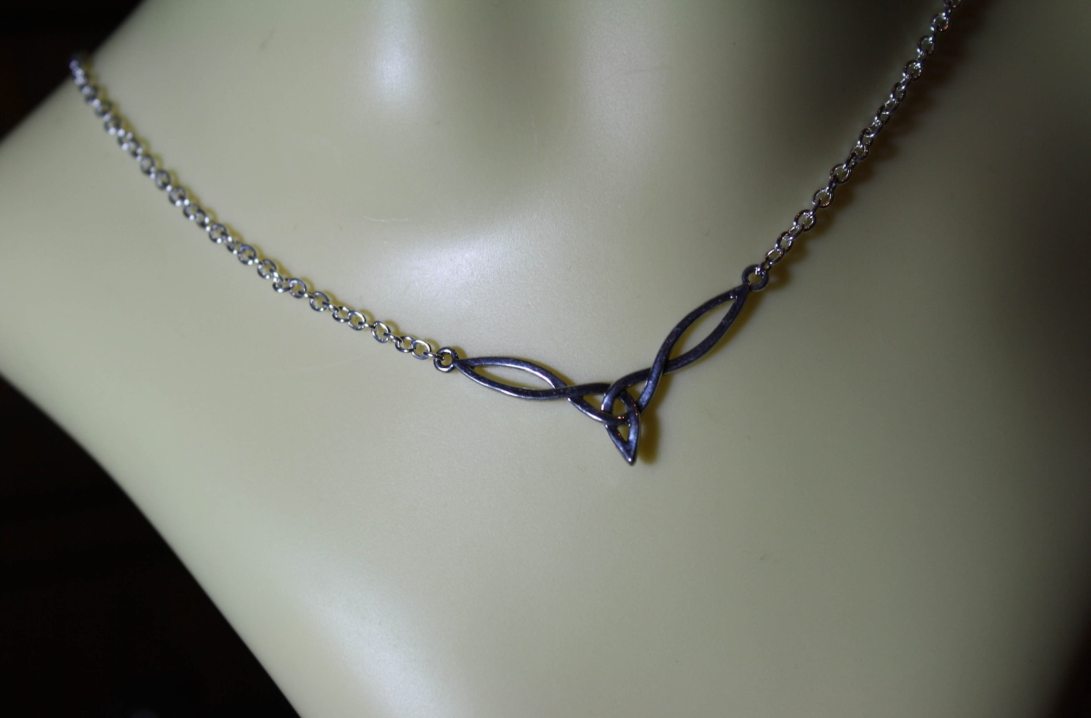 Silver Celtic Knot Choker Celtic Necklace Jewellery - Etsy